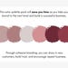 Elegant Pink Champagne, Ash Rose, Rich Burgundy Color Palette, Brand ...