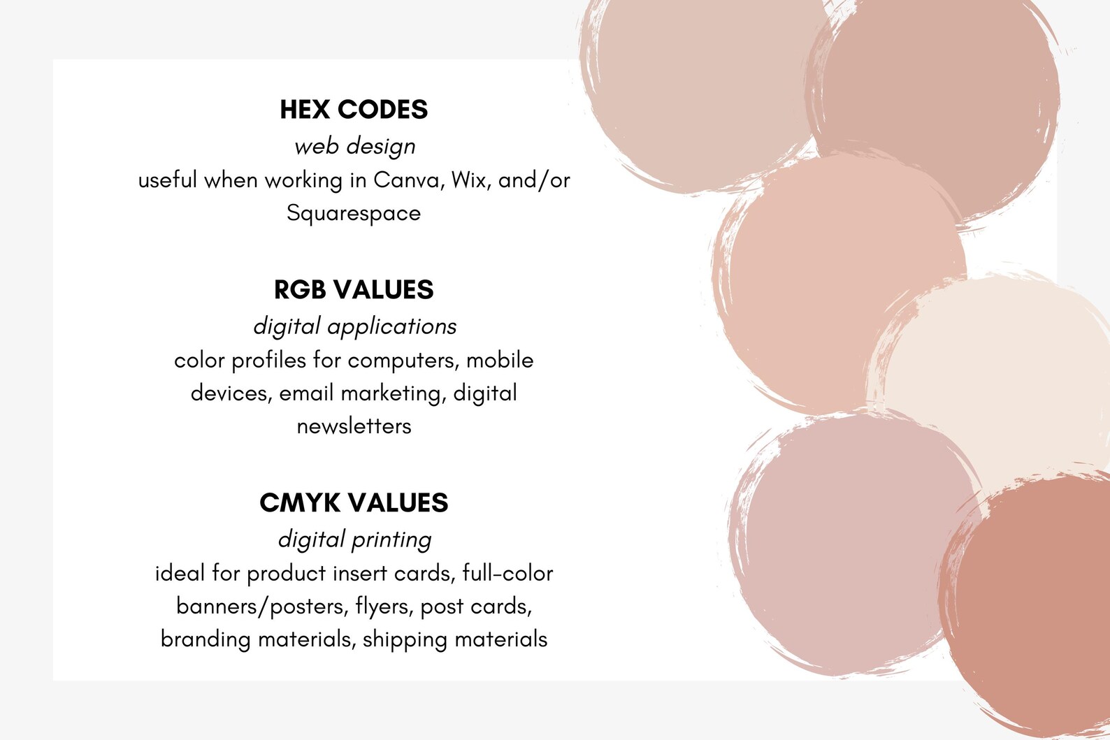 Rose Gold Color Palette, Neutral, Soft Brand Colors, Sand, Blush Peach ...