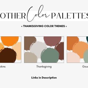 Pumpkin Patch Color Palette for Digital Marketing Materials, Autumn ...