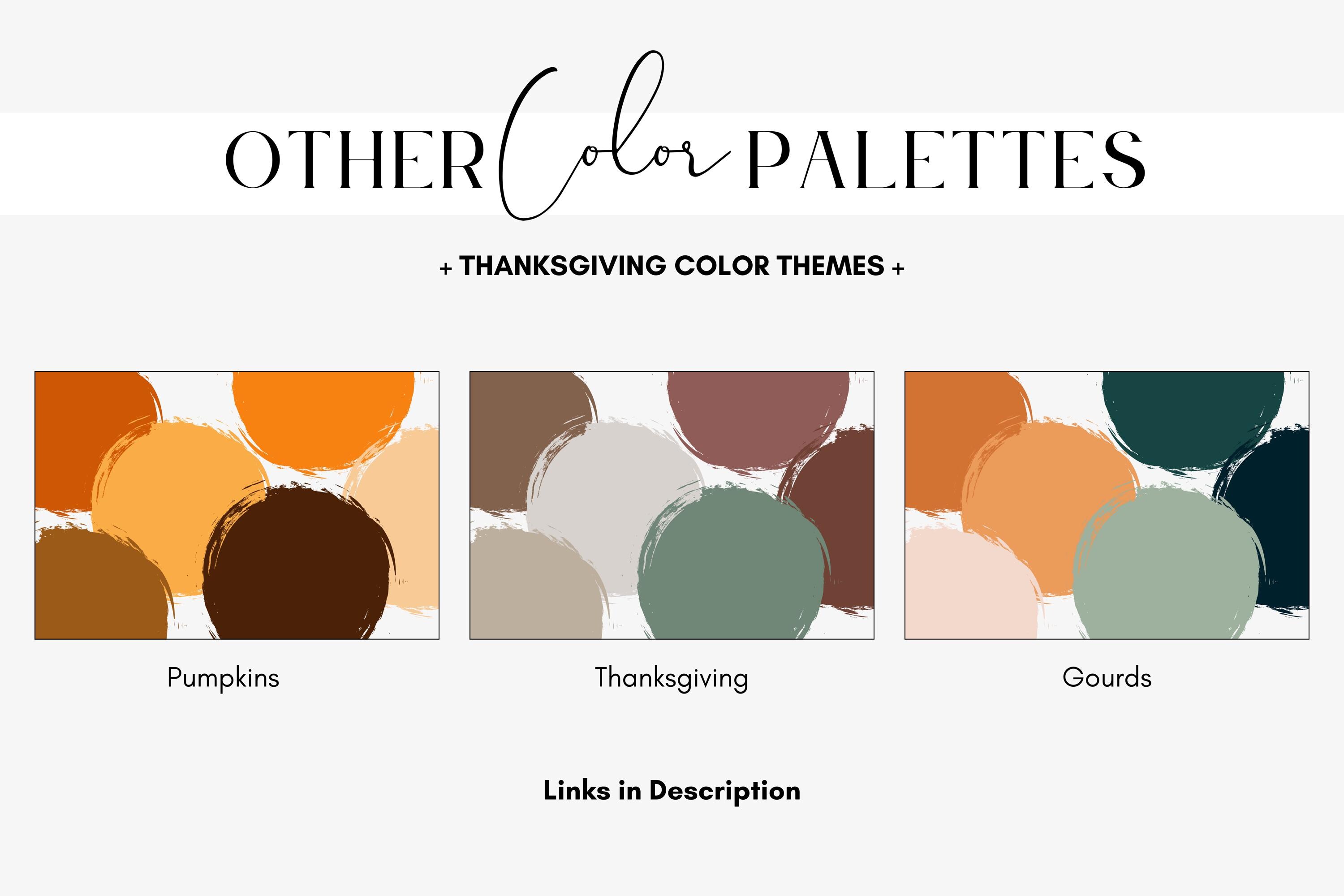Pumpkin Patch Color Palette for Digital Marketing Materials, Autumn ...