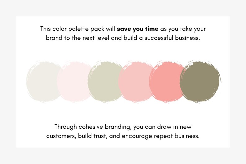 Blush Pink, Sage Green Color Palette, Natural Soft Theme, Color Scheme ...