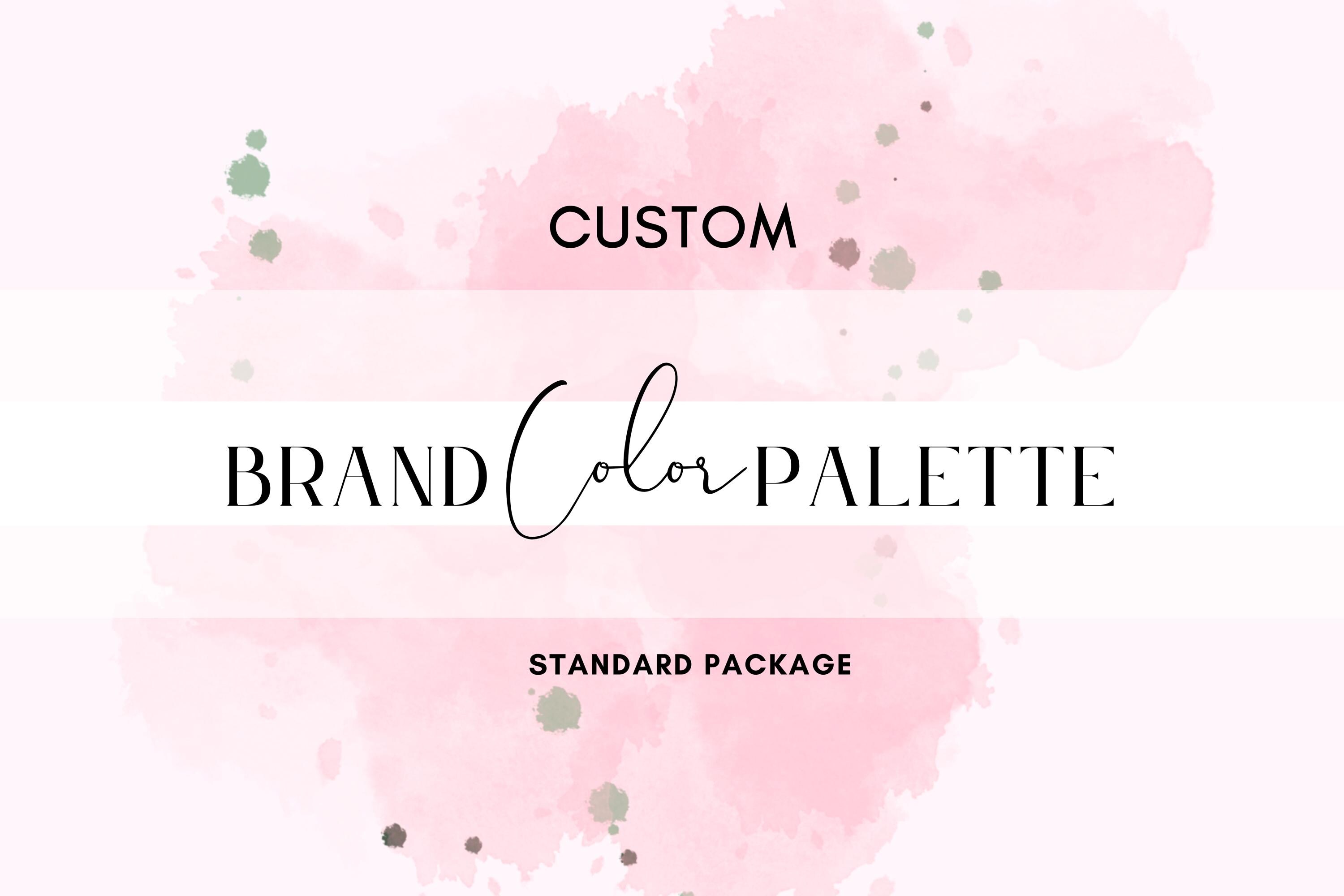 Custom Color Palette, Standard Package, Branding for Small Businesses ...