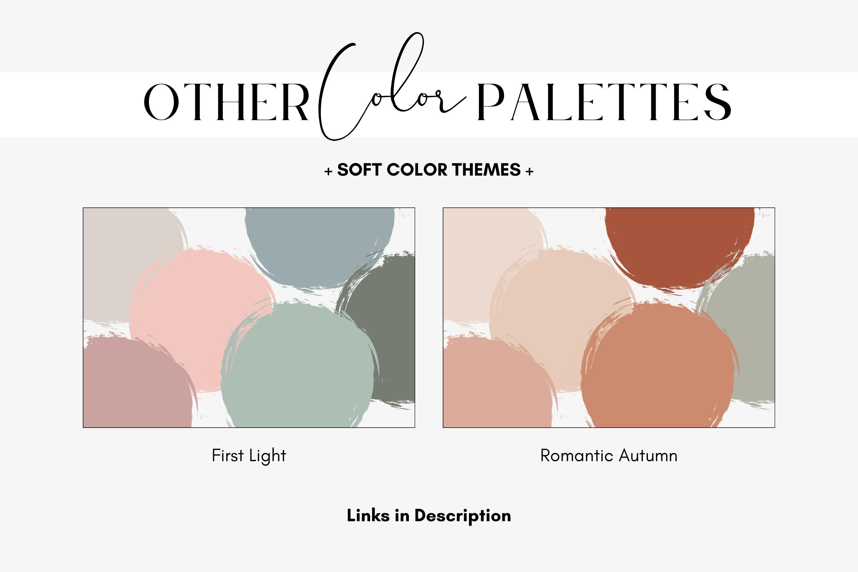 Soft and Dark Green Color Palette for Branding, Pastel Hex Codes, RGB ...