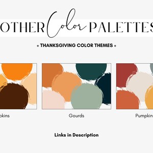 Fall Color Palette for Digital Marketing Materials, Autumn Brand Colors ...