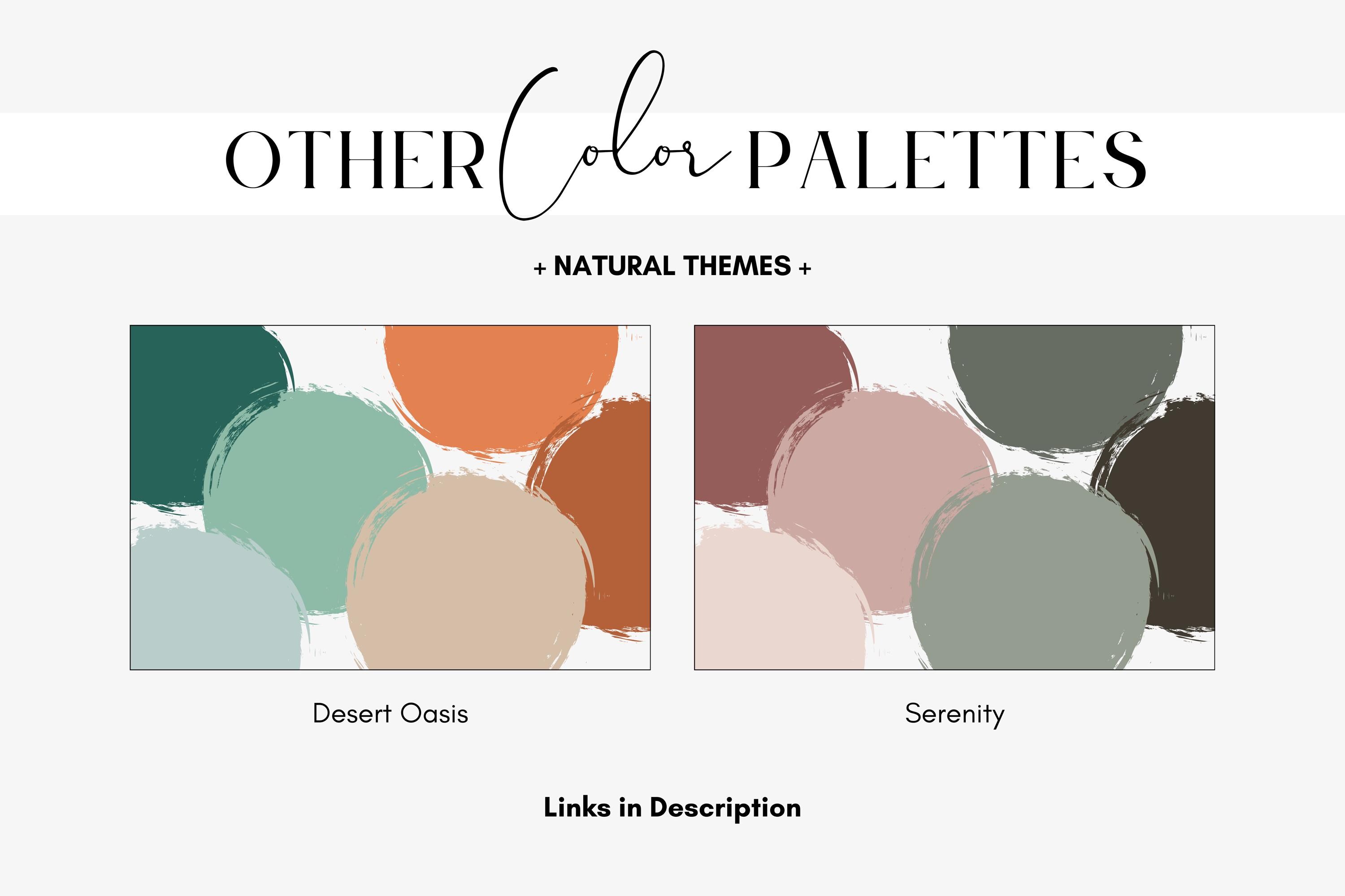Terracotta Color Palette, Desert Boho Branding for Website and Social ...