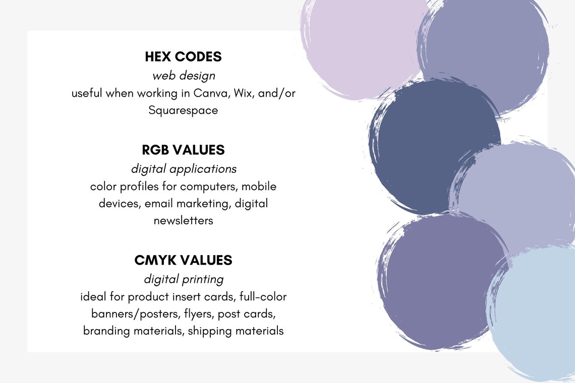 Periwinkle Color Palette for Branding Design, Lavender, Dusty Purple ...