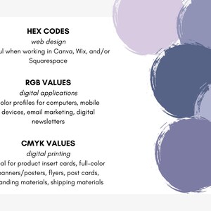 Periwinkle Color Palette for Branding Design, Lavender, Dusty Purple ...