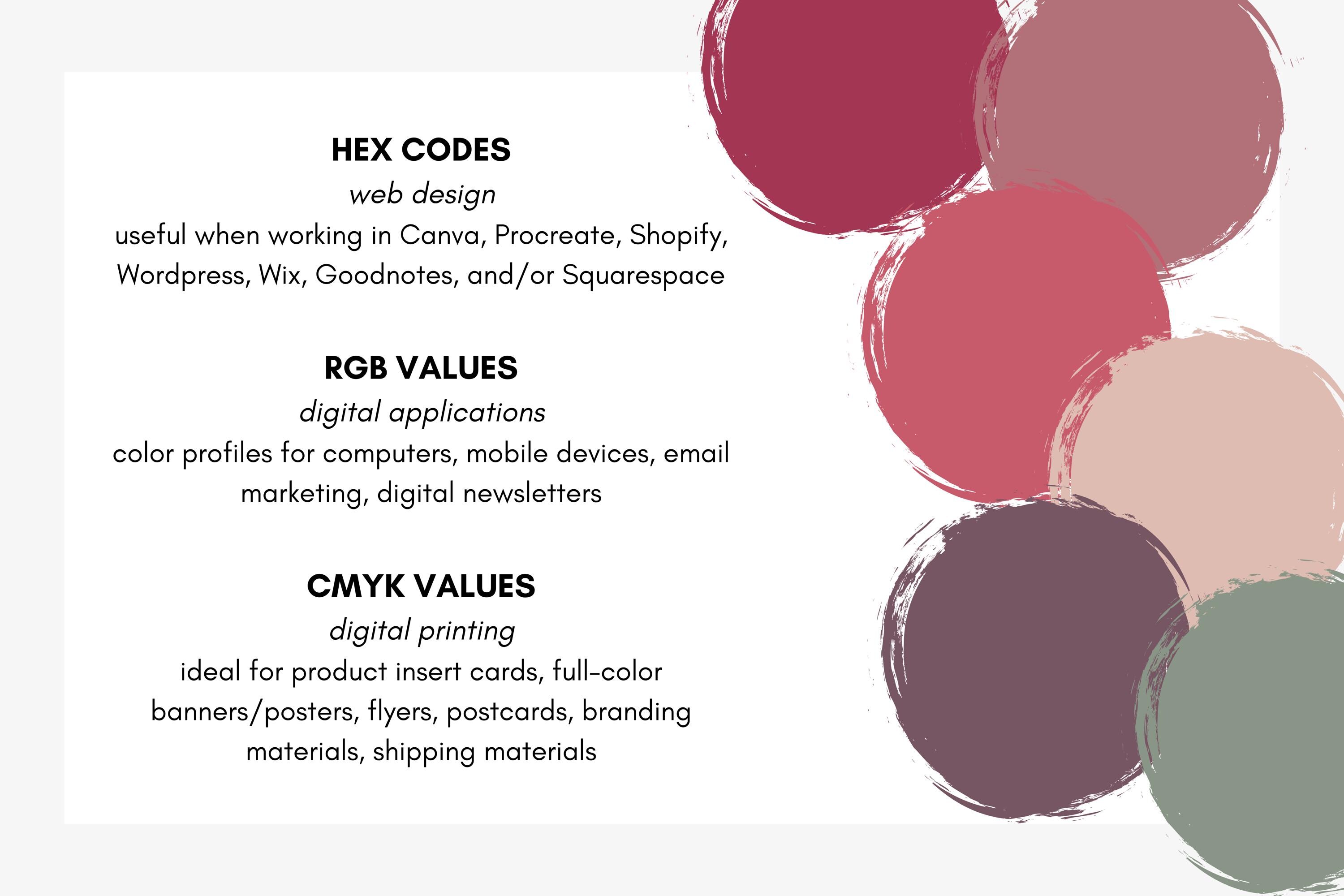 Victorian Rose Brand Color Palette, Cranberry Red, Mauve, Coral Rose ...