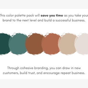 Green and Brown Color Palette for Digital Marketing Materials, Autumn ...