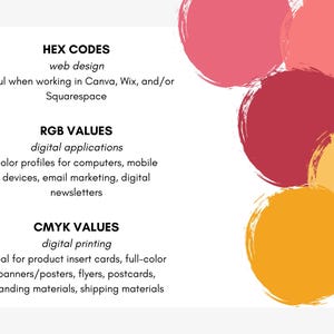 Citrus Color Palette for Branding, Dark Rosy Pink, Coral, Crimson ...