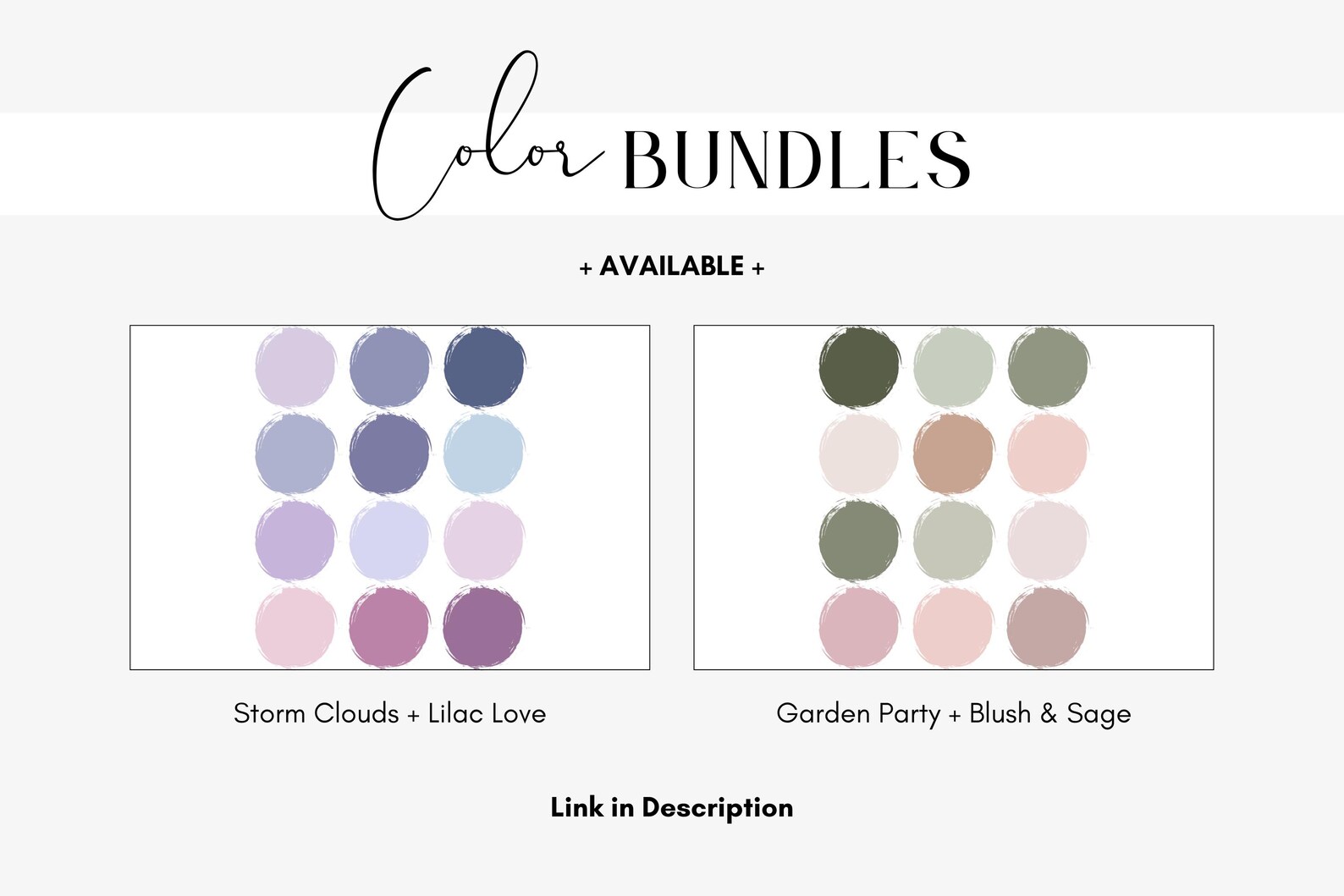 Soft Purple, Lilac Color Palette, Brand Colors for Small Business ...