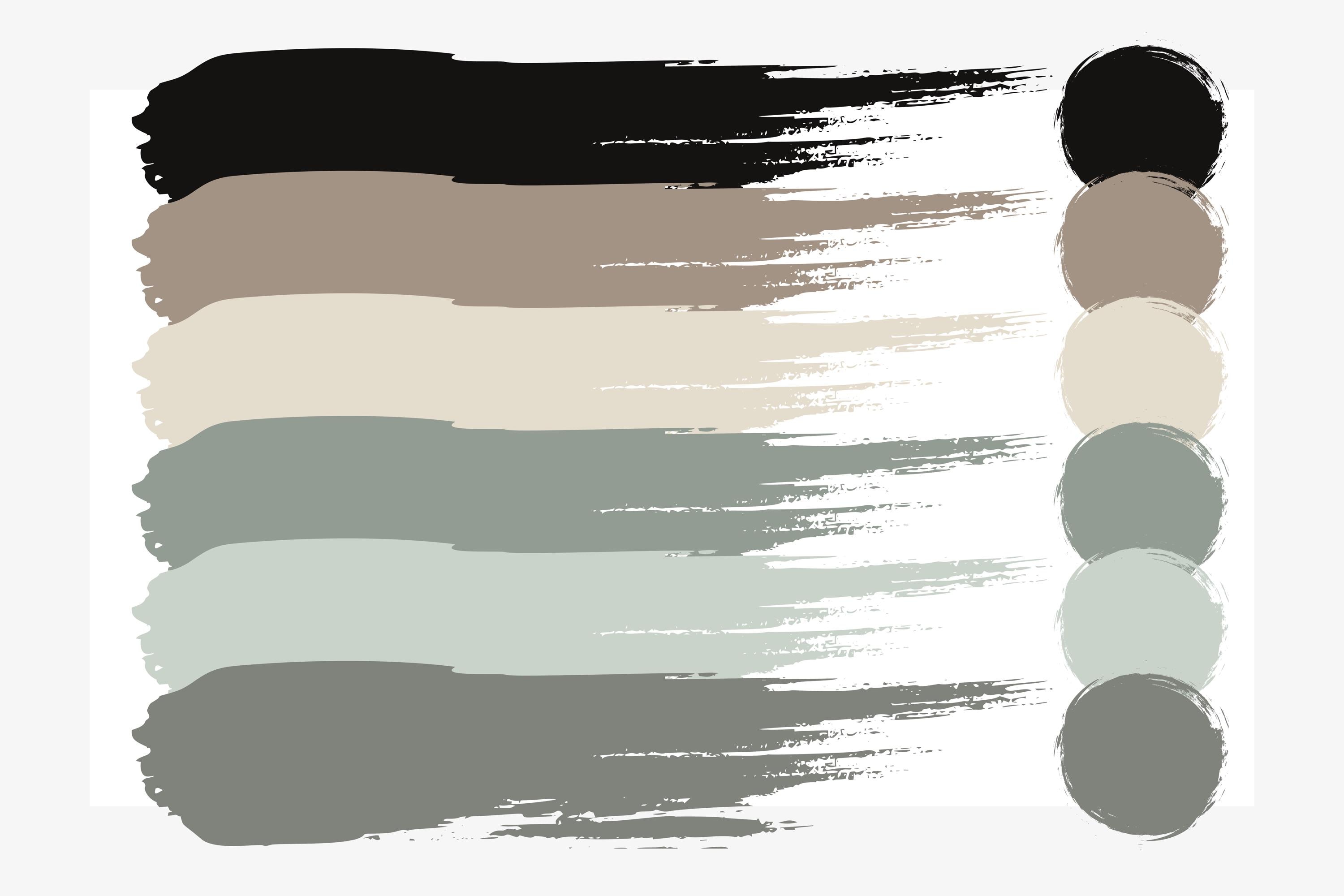Neutral Color Palette, Earth Tone Brand Colors, Black, Brown, Beige ...