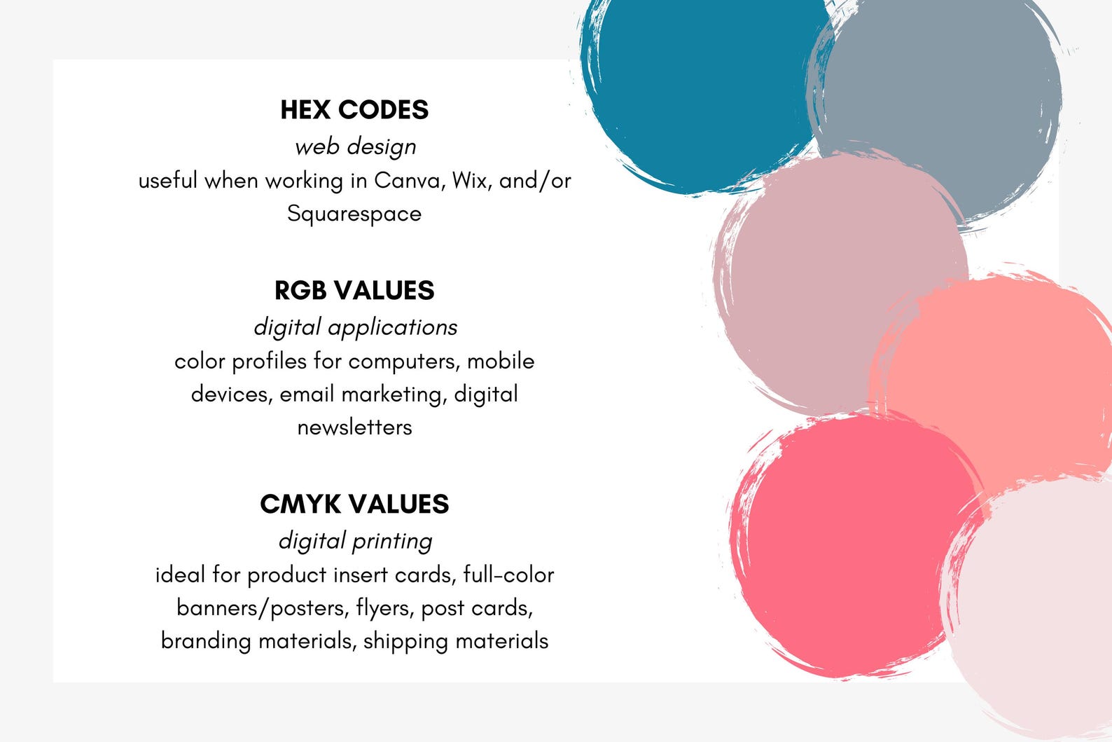 Blue Pink Color Palette, Branding Design, Bright Bold Color Scheme for ...