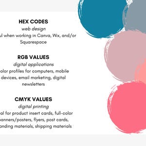 Blue Pink Color Palette, Branding Design, Bright Bold Color Scheme for ...