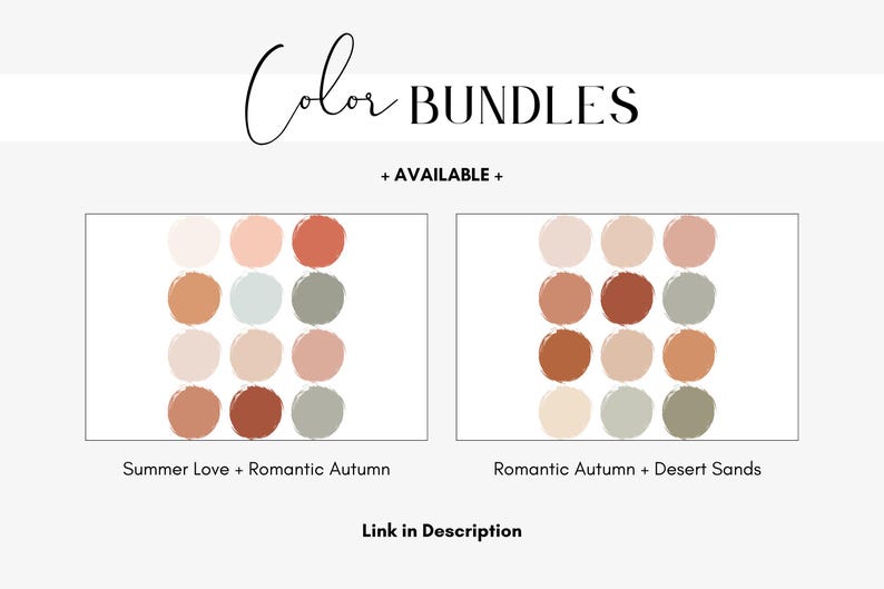 Terracotta Color Palette, Desert Boho Branding for Website and Social ...