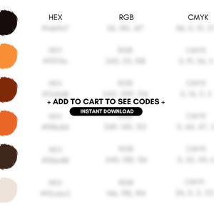 Halloween Cookies Color Palette, Spooky Season Brand Colors for Website ...