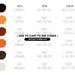 Halloween Cookies Color Palette, Spooky Season Brand Colors for Website ...