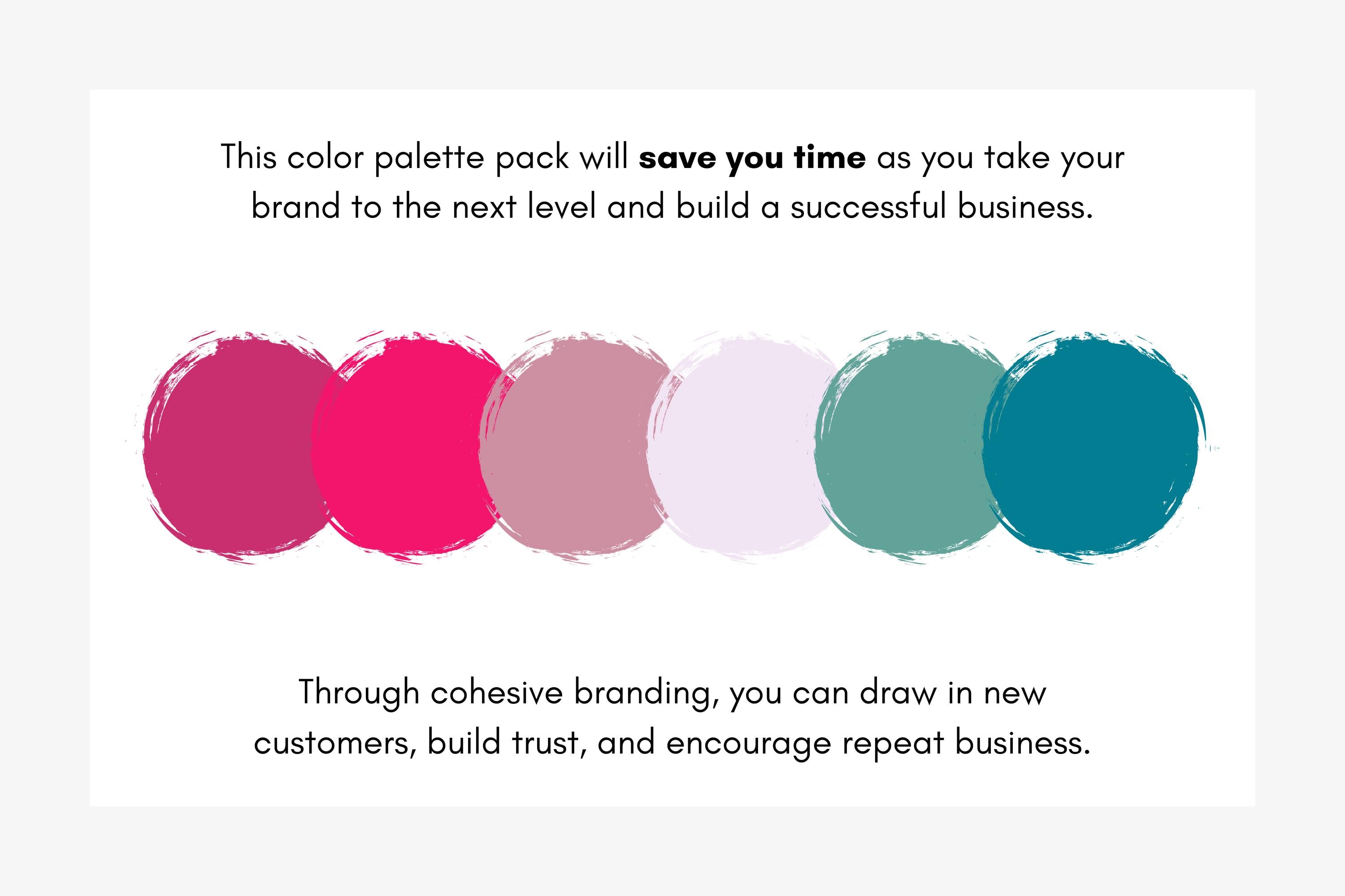 Bright Peonies Color Palette for Custom Branding, Website Design, Logos ...