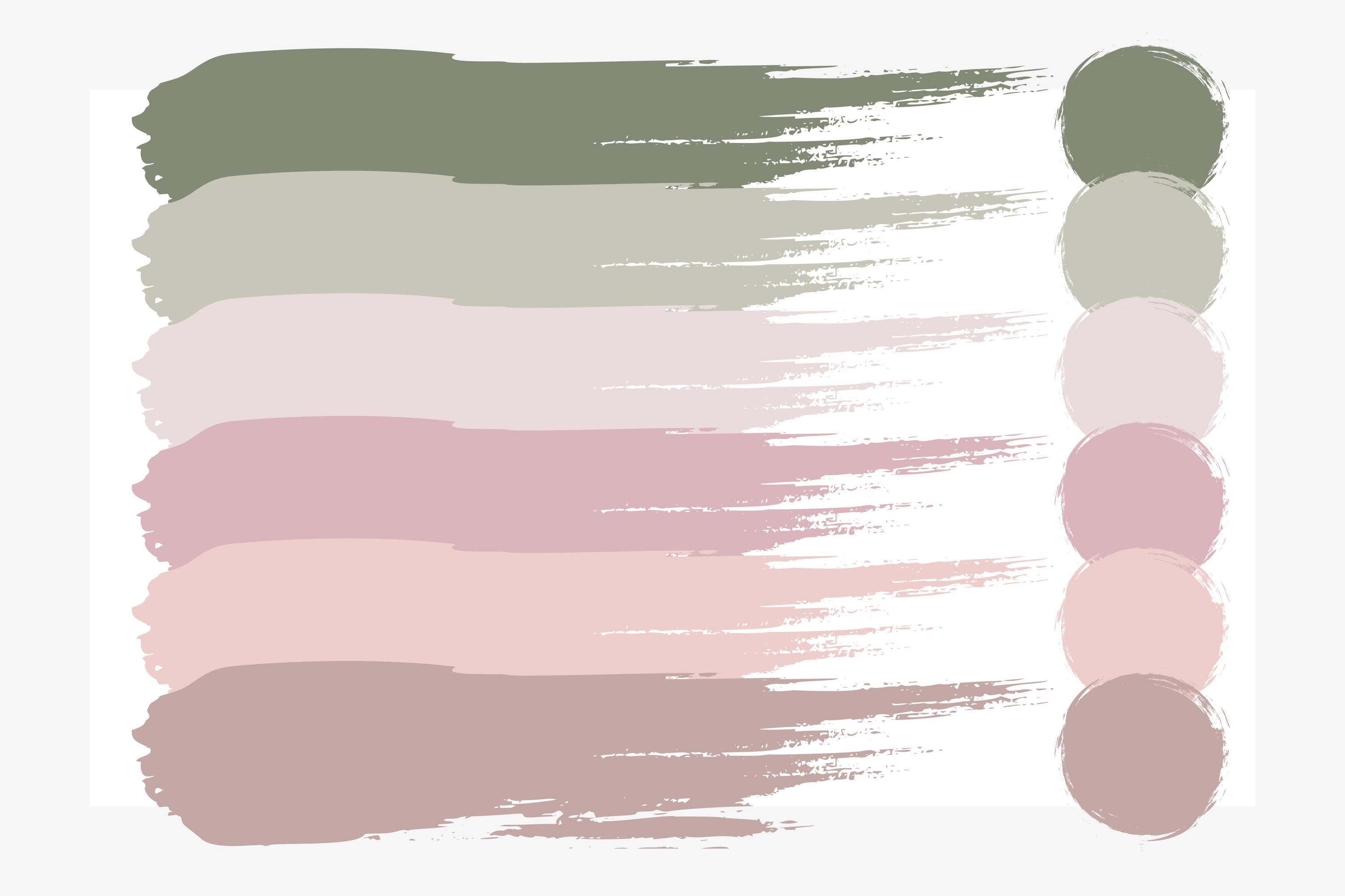 Blush Pink Sage Green Color Palette, Aesthetic Earthy Tones for ...