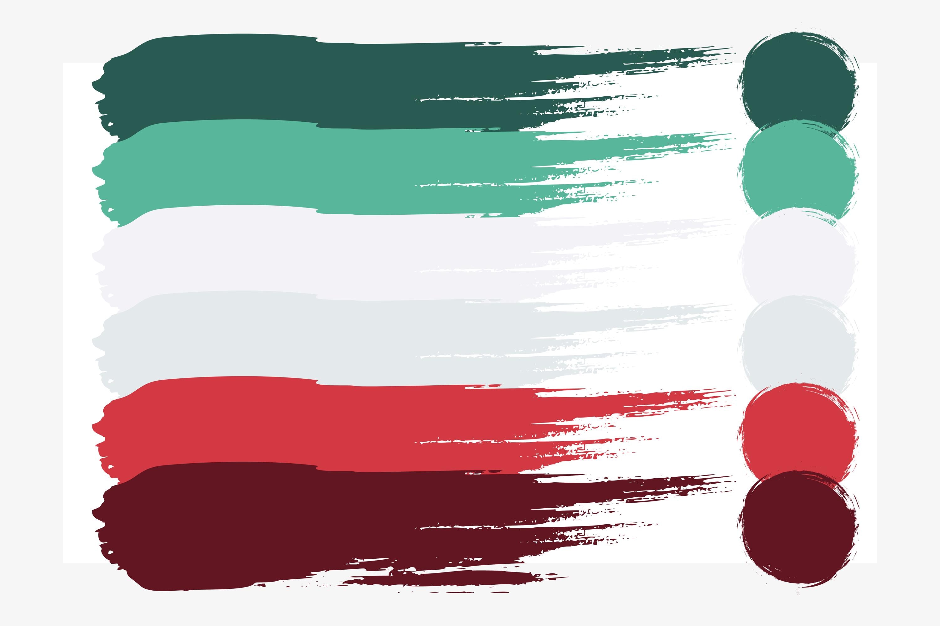 White Christmas Color Palette, Red, Green, Ice Blue, Small Business ...