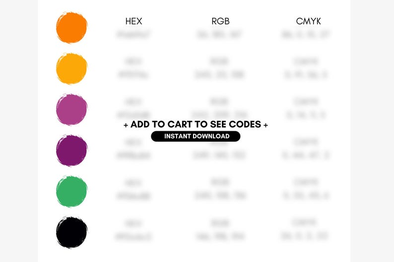 Vibrant Halloween Color Palette, Bright Orange, Purple, Green, Black ...
