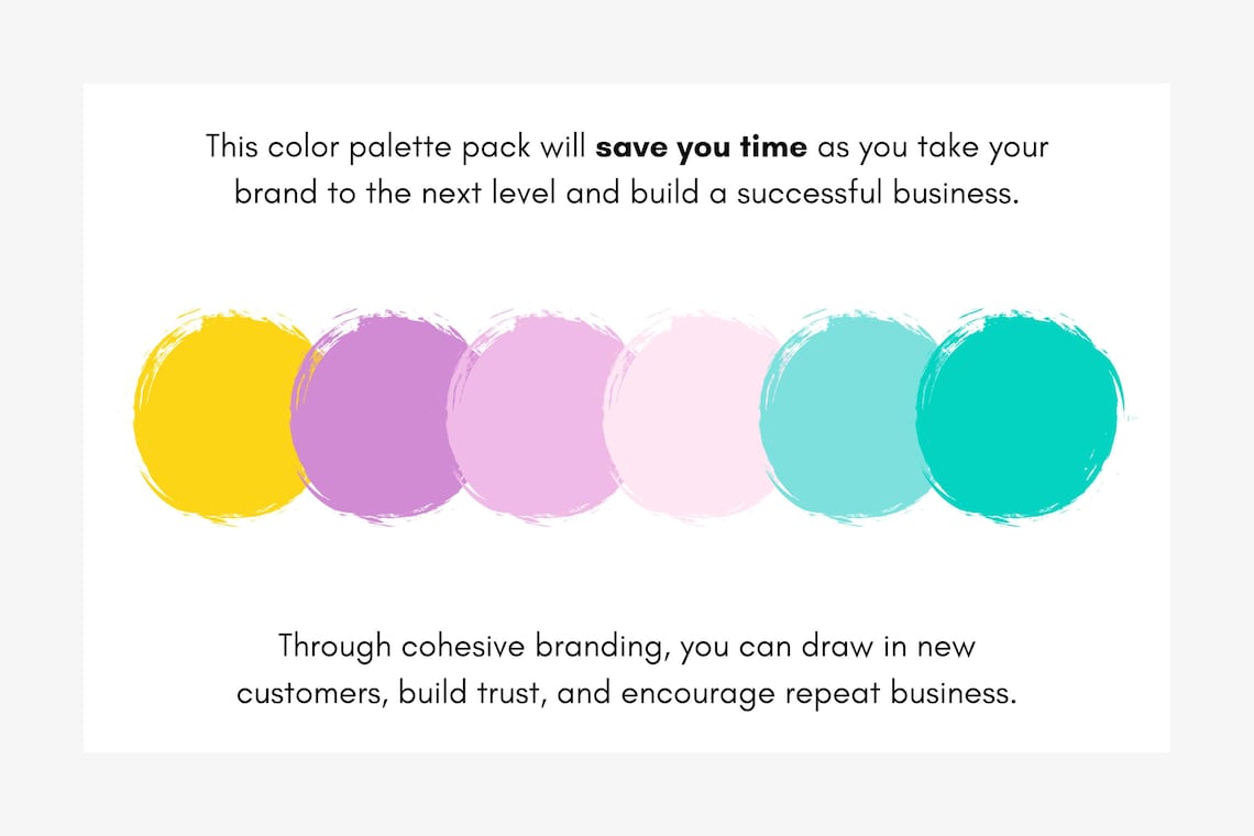 90s Nostalgia Color Palette for Branding Design, Bright Color Scheme ...