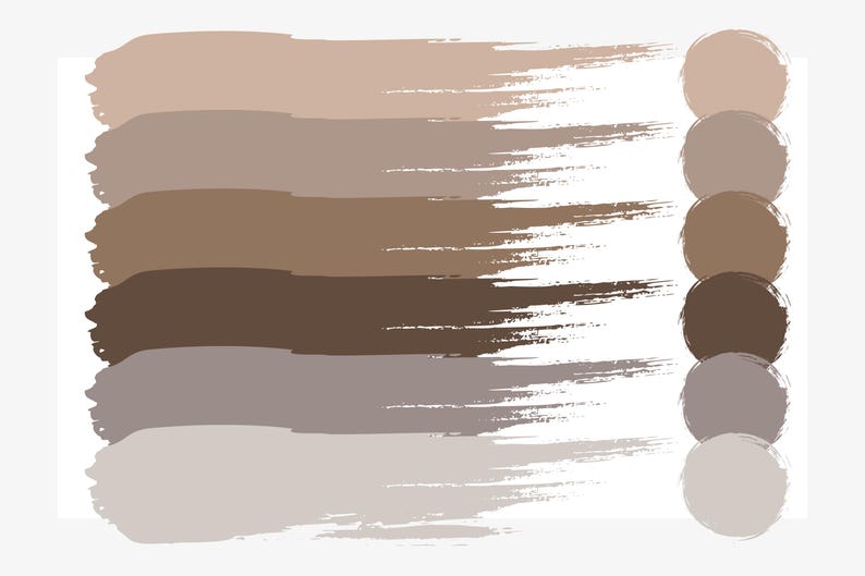 Mocha Color Palette, Boho Brand Colors, Earth Tones for Website and ...