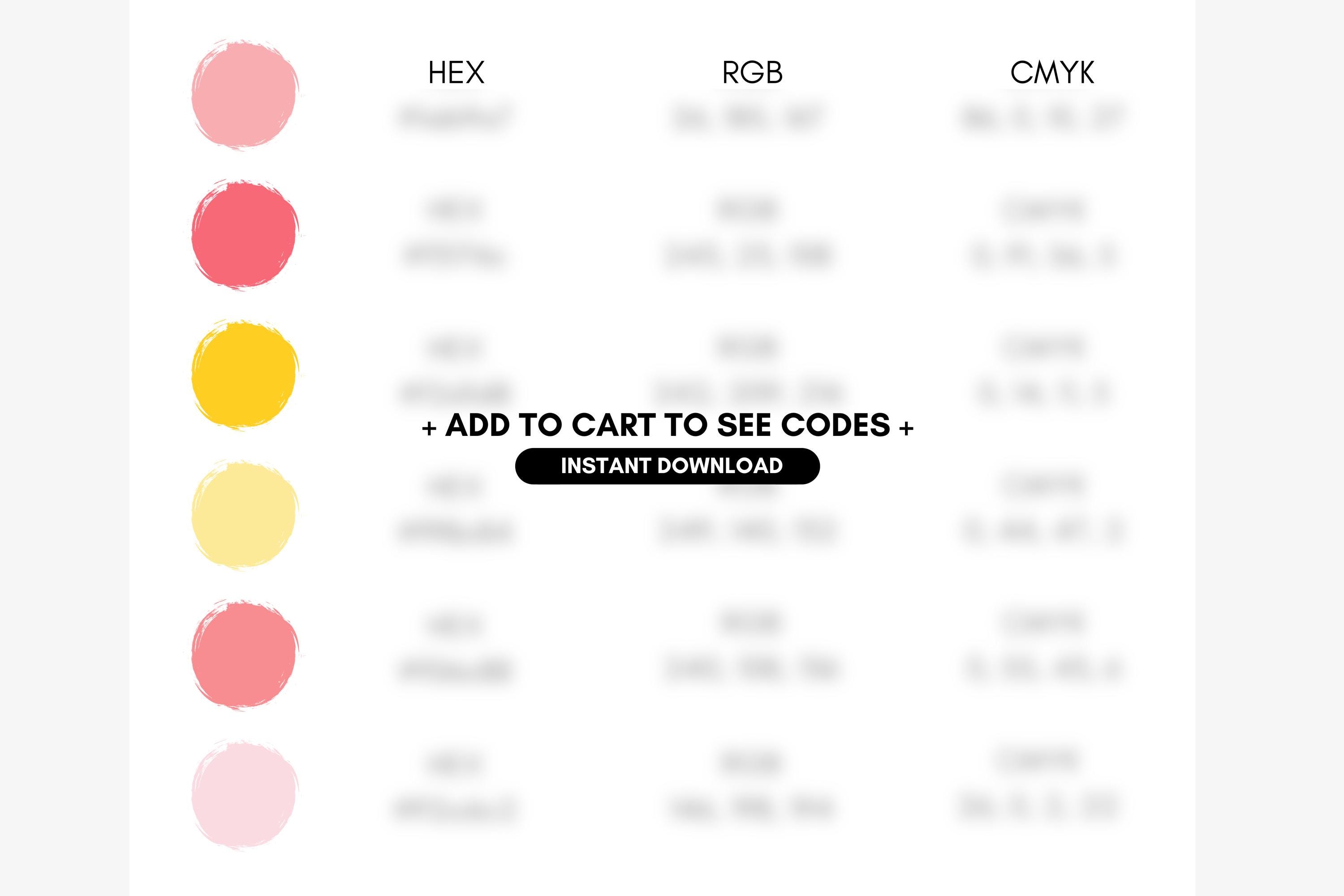 Pink Lemonade Color Palette, Vibrant Branding Design, Website Color ...