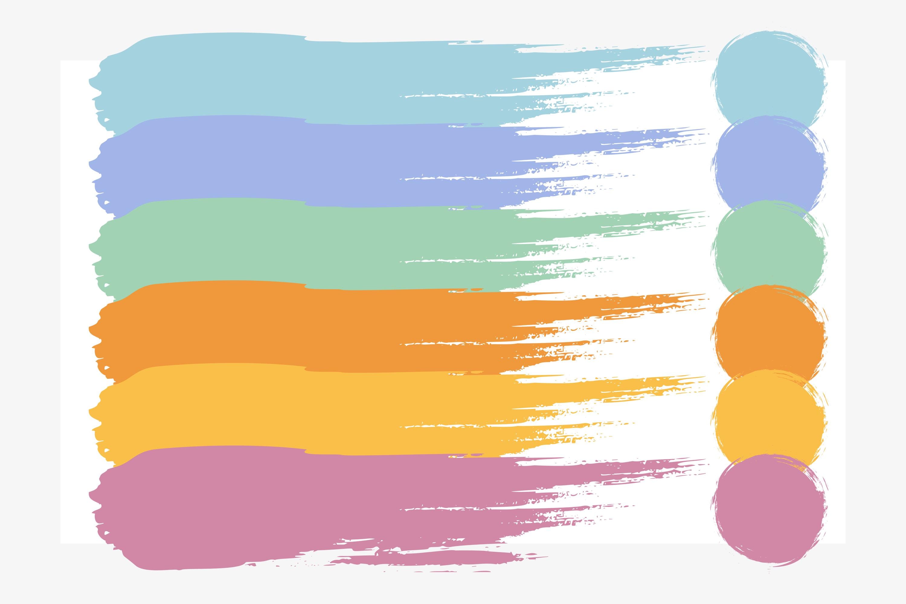 Soft Rainbow Color Palette for Small Business Branding, Fun Color ...