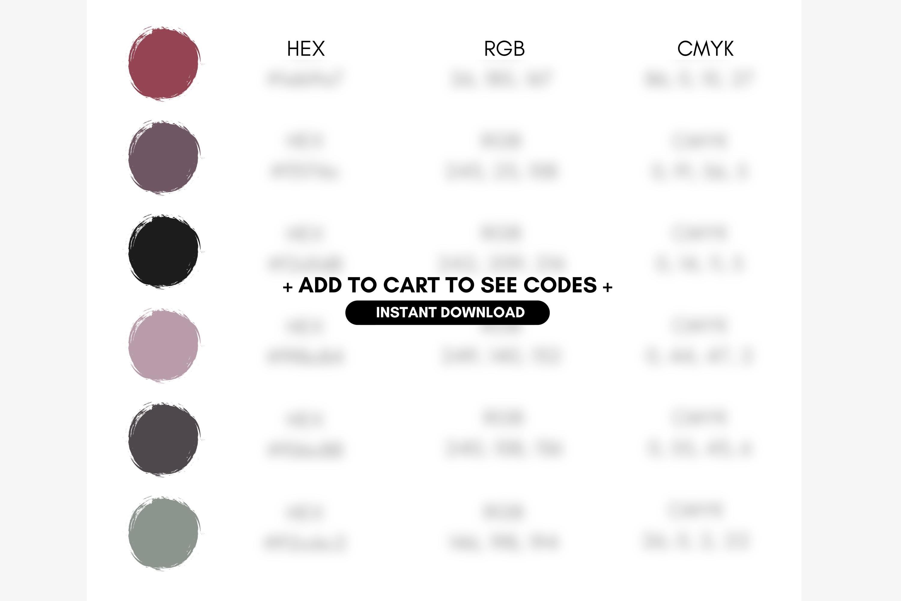 Dusky Rose Color Palette, Dark Academia Branding, Crimson Plum, Purple ...