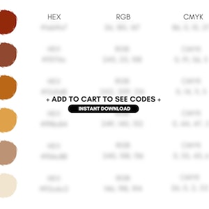 Pumpkin Spice Autumn Color Palette for DIY Branding Design, Fall Brand ...