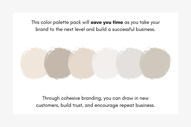 Sand Dune Color Palette, Warm Earth Tones for Branding and Design ...