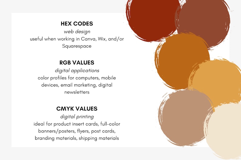 Pumpkin Spice Autumn Color Palette for DIY Branding Design, Fall Brand ...