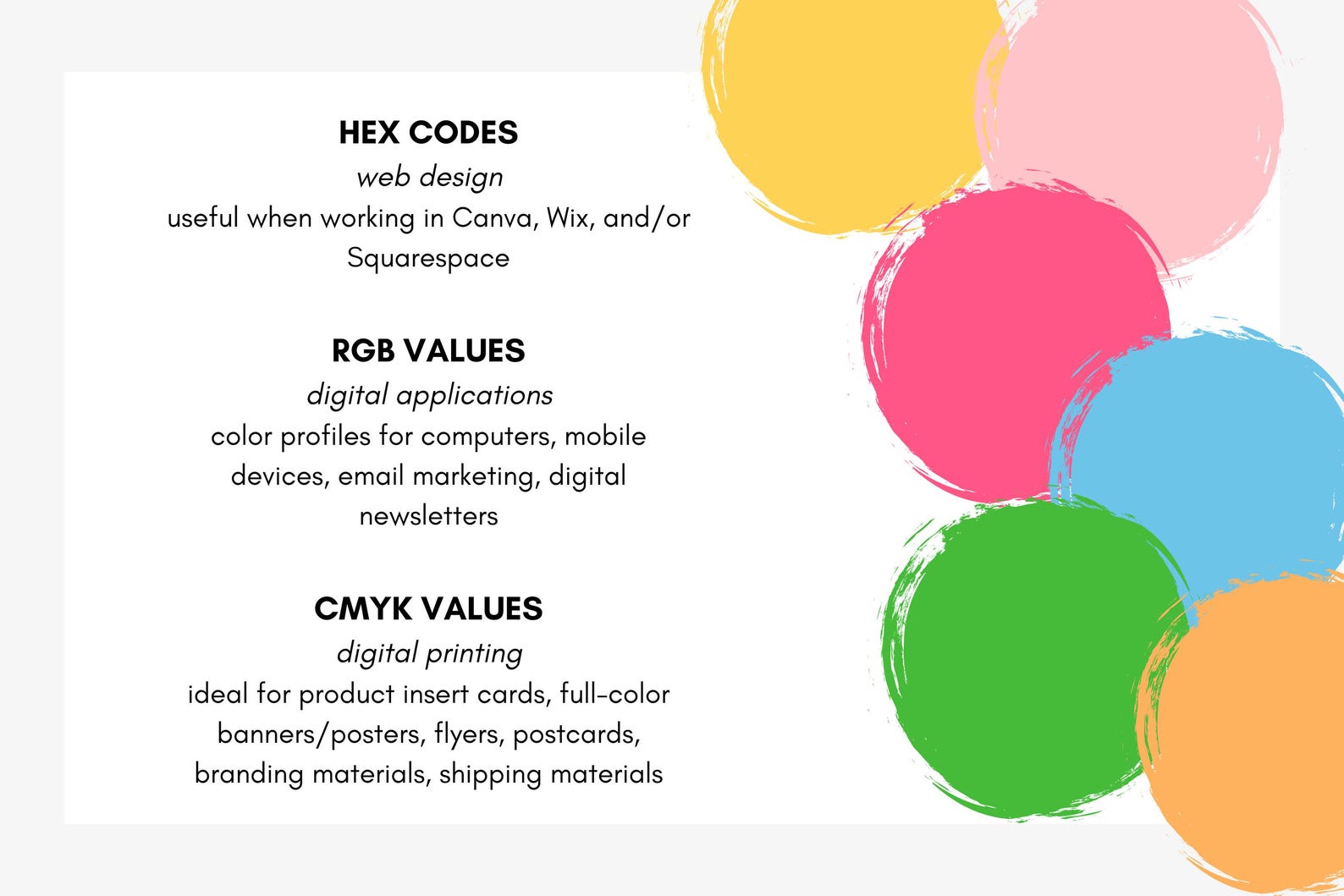 Sprinkles Color Palette, Mustard Yellow, Pink, Watermelon, Sky Blue ...