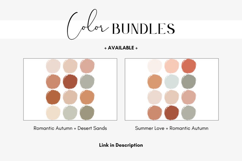 Soft Fall Color Palette, Earthy Boho Autumn Brand Colors, Peach ...