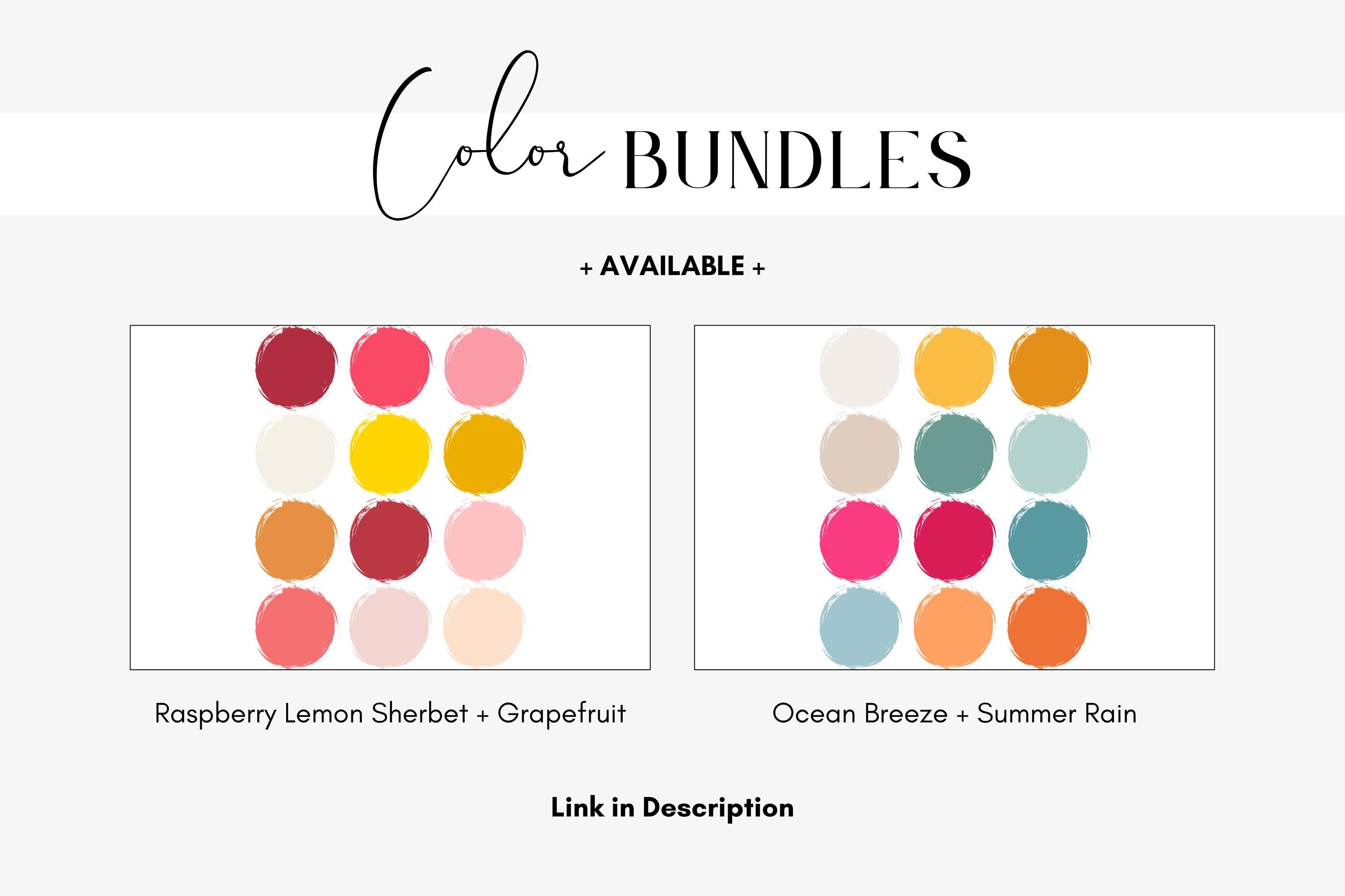 Citrus Color Palette for Branding, Dark Rosy Pink, Coral, Crimson ...