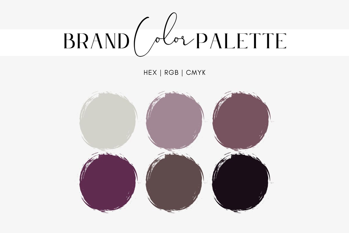 Haunted Forest Color Palette, Dark Purple Shades, Black, Light Gray ...