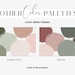Blush Pink, Sage Green Color Palette, Natural Soft Theme, Color Scheme ...