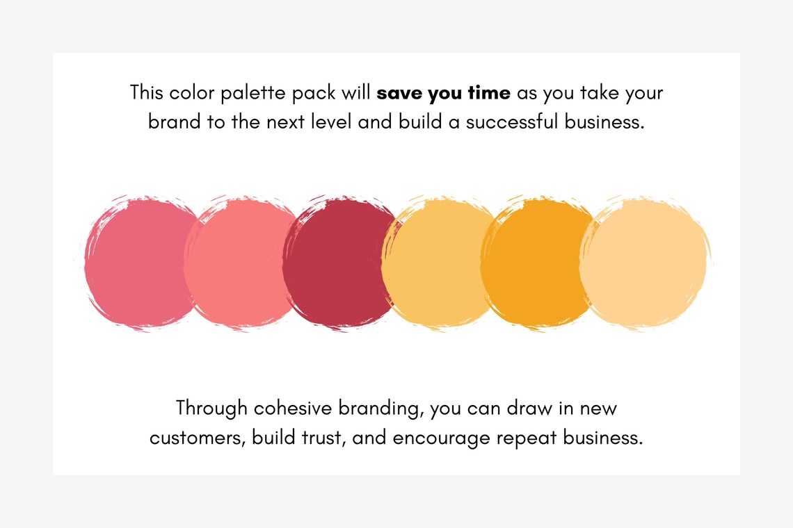 Citrus Color Palette for Branding, Dark Rosy Pink, Coral, Crimson ...