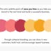 Citrus Color Palette for Branding, Dark Rosy Pink, Coral, Crimson ...