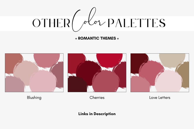 Romantic Color Palette, Cherry Red, Taupe, Blush Pale Pink, Sand ...