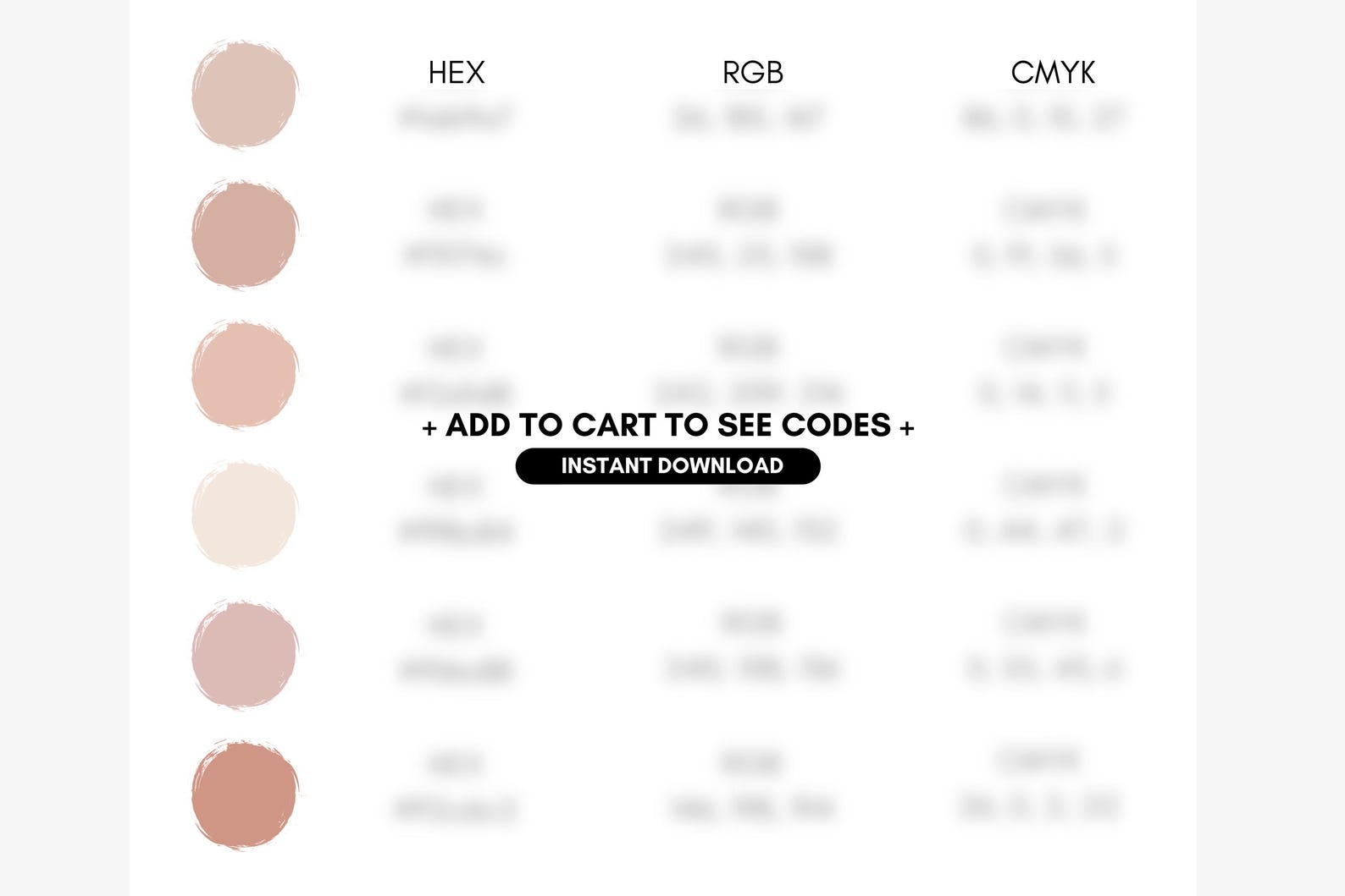 Rose Gold Color Palette, Neutral, Soft Brand Colors, Sand, Blush Peach ...