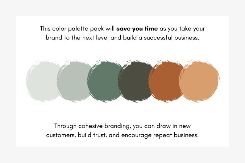 Kiwi Color Palette, Mint, Sage Green, Warm Terracotta, Boho Branding ...