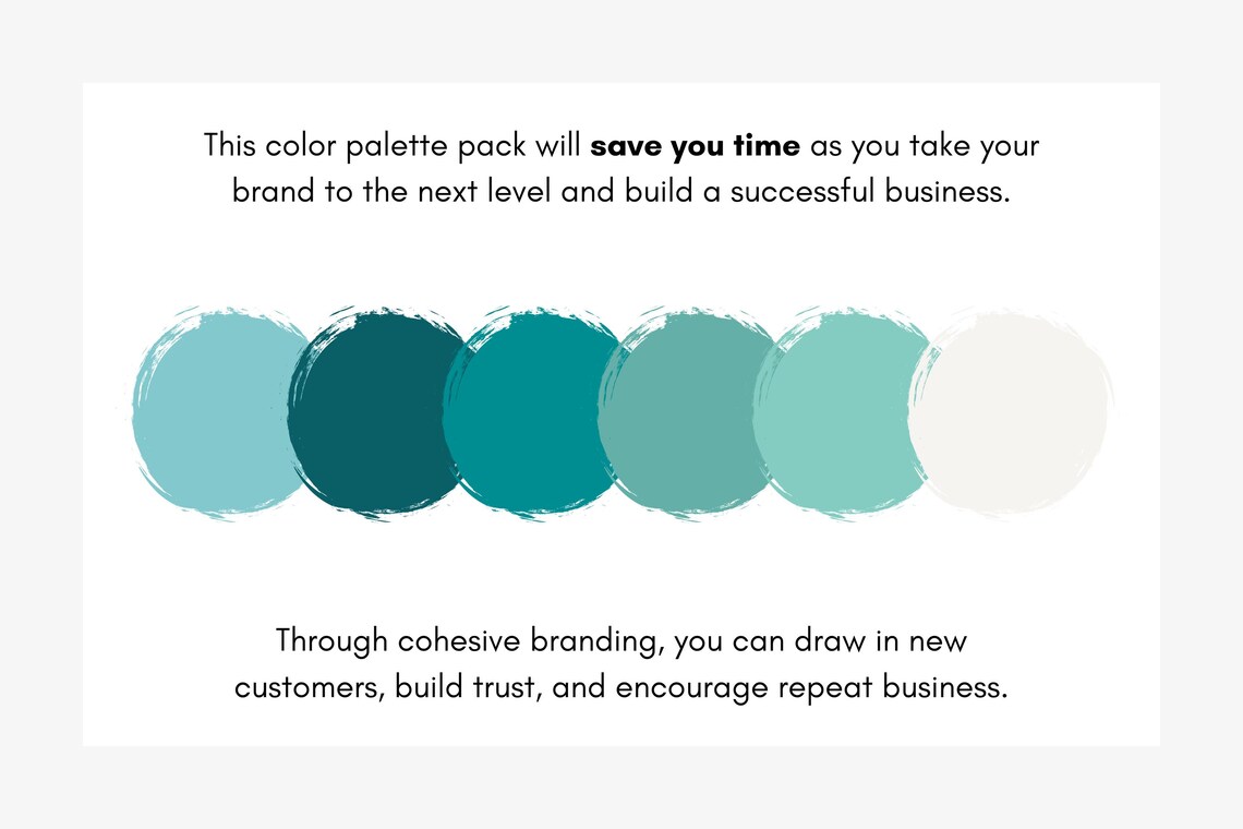 Shades of Turquoise Color Palette, Light Blue Green, Dark, Vibrant ...