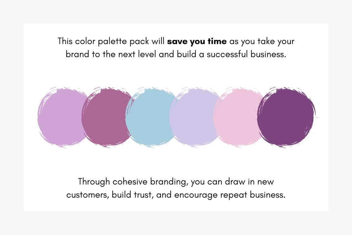 Vibrant Purple Color Palette for Branding Design, Bright Hues, Color ...