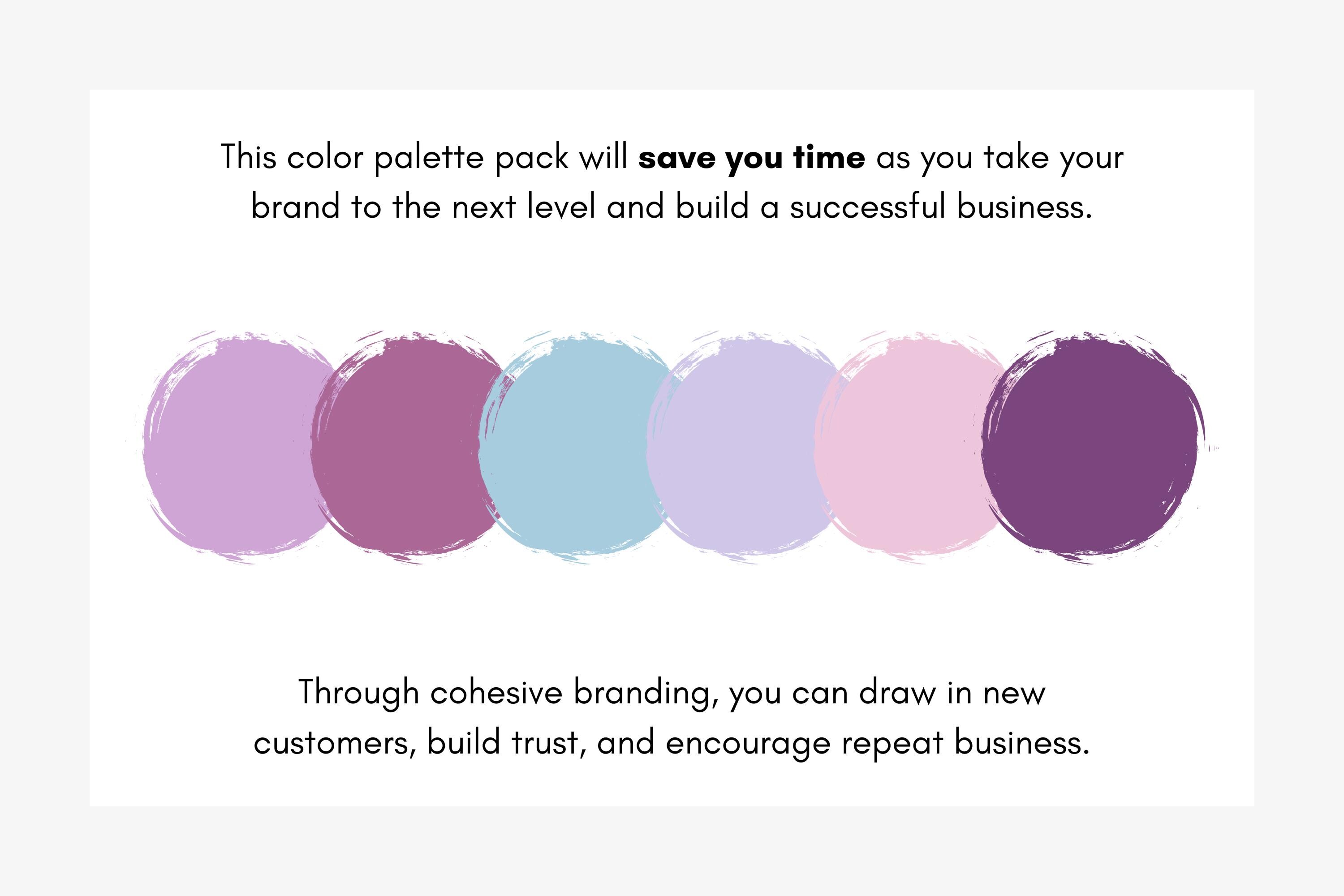 Vibrant Purple Color Palette for Branding Design, Bright Hues, Color ...