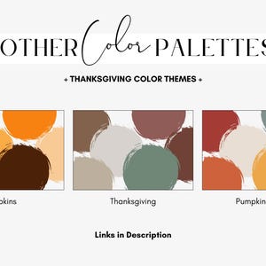Orange and Green Color Palette for Digital Marketing Materials, Autumn ...
