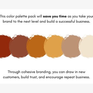 Pumpkin Spice Autumn Color Palette for DIY Branding Design, Fall Brand ...