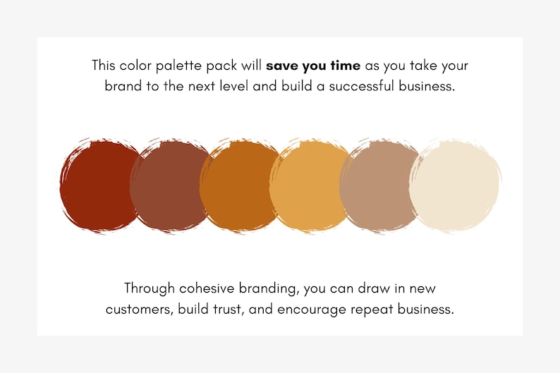 Pumpkin Spice Autumn Color Palette for DIY Branding Design, Fall Brand ...