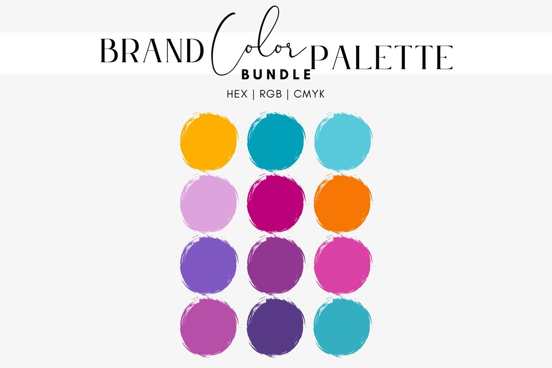 Bright Vibrant Color Palette, Marigold Yellow, Teal, Pink, Aqua Blue ...